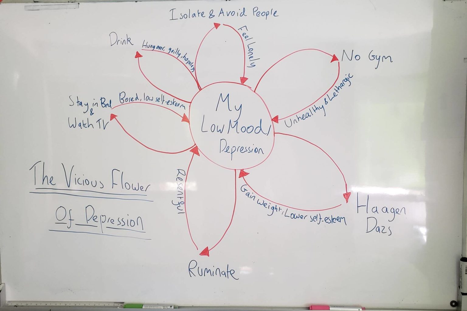 The Vicious Flower of Depression - Hope Rehab Center Thailand