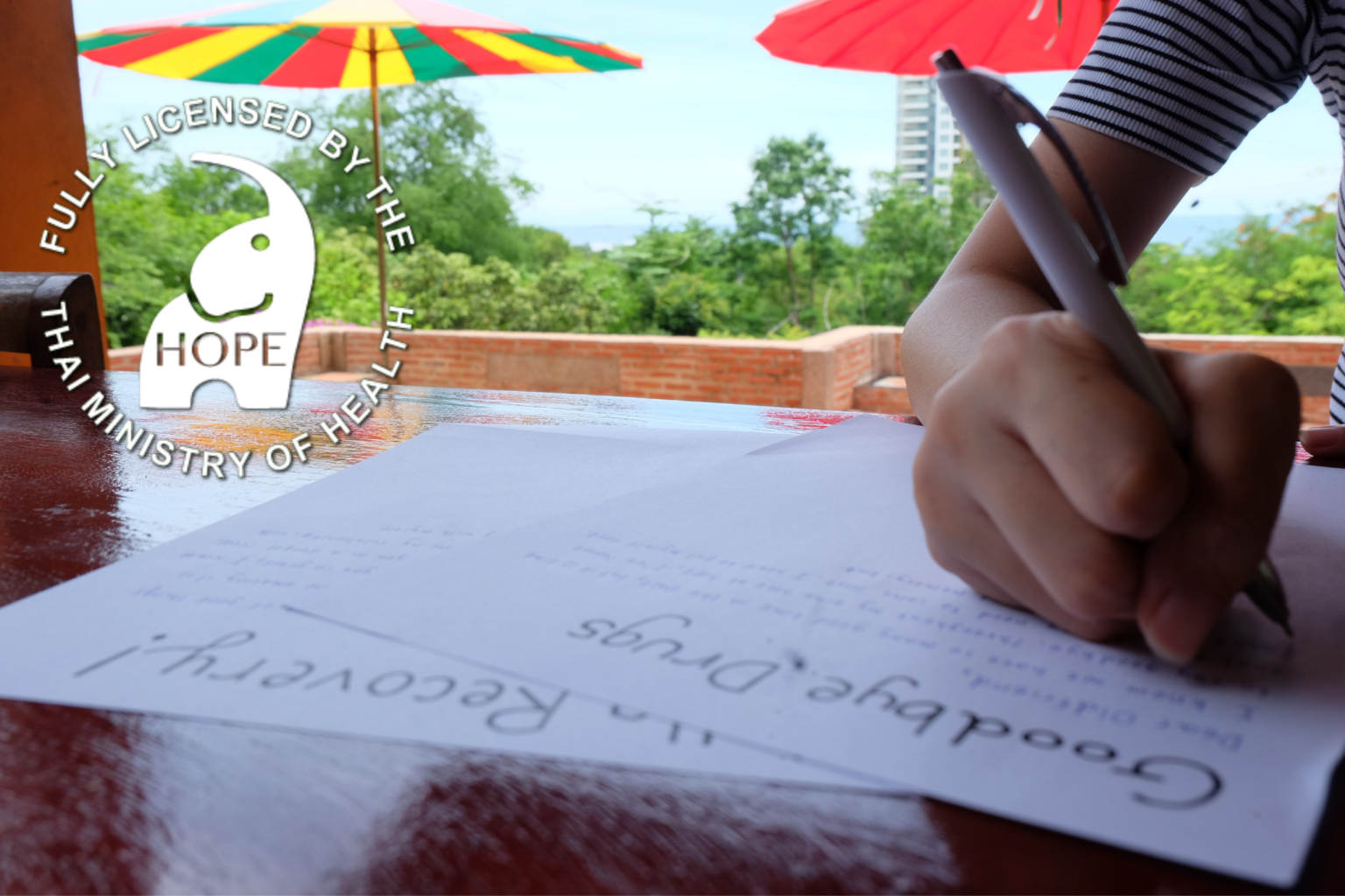 Rewrite Your Life With These Two Letters - Hope Rehab Center Thailand